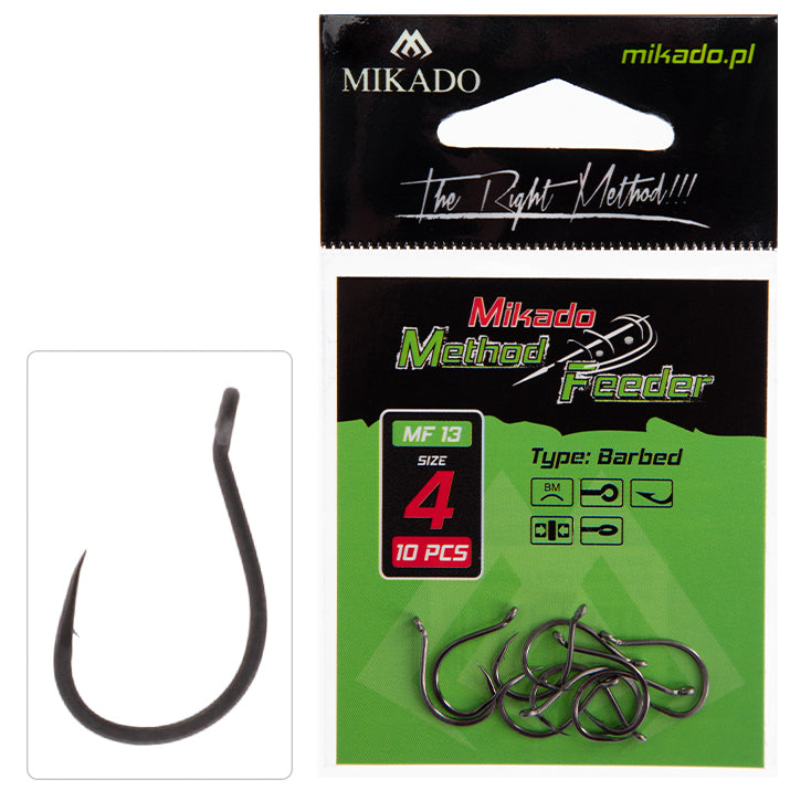 Mikado Method Feeder Hooks - Carp Fishing Hooks – Anglers World